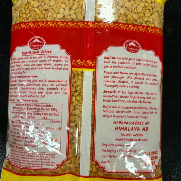 Order Himalaya Toor Dal 1KG from NGroceries Kista